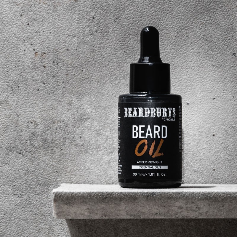 Aceite de Barba Amber Midnight Beardburys 30ml -Beardburys